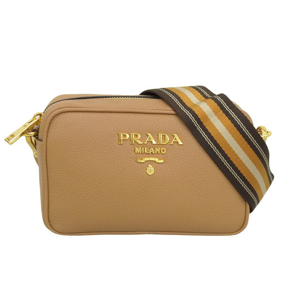 Prada | Bags | Prada Outlet Leather Shoulder Bags Brown | Poshmark
